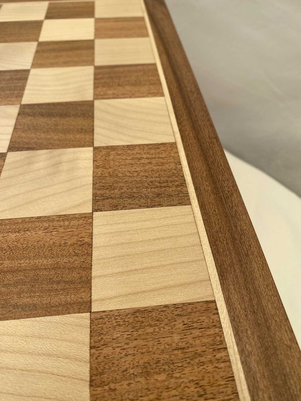 Full Size Acacia Chess Board and Case Combined - ChessBaron Chess Sets ...