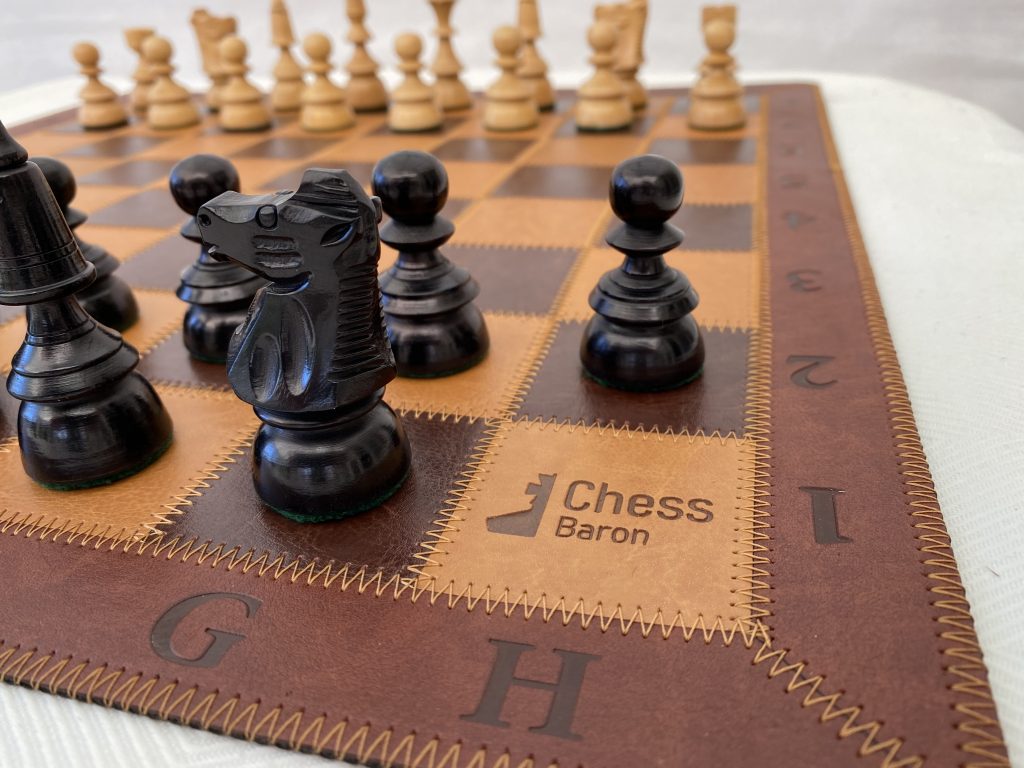 The Mandarin Weighted Ebonised Chess Set - ChessBaron Chess Sets ...