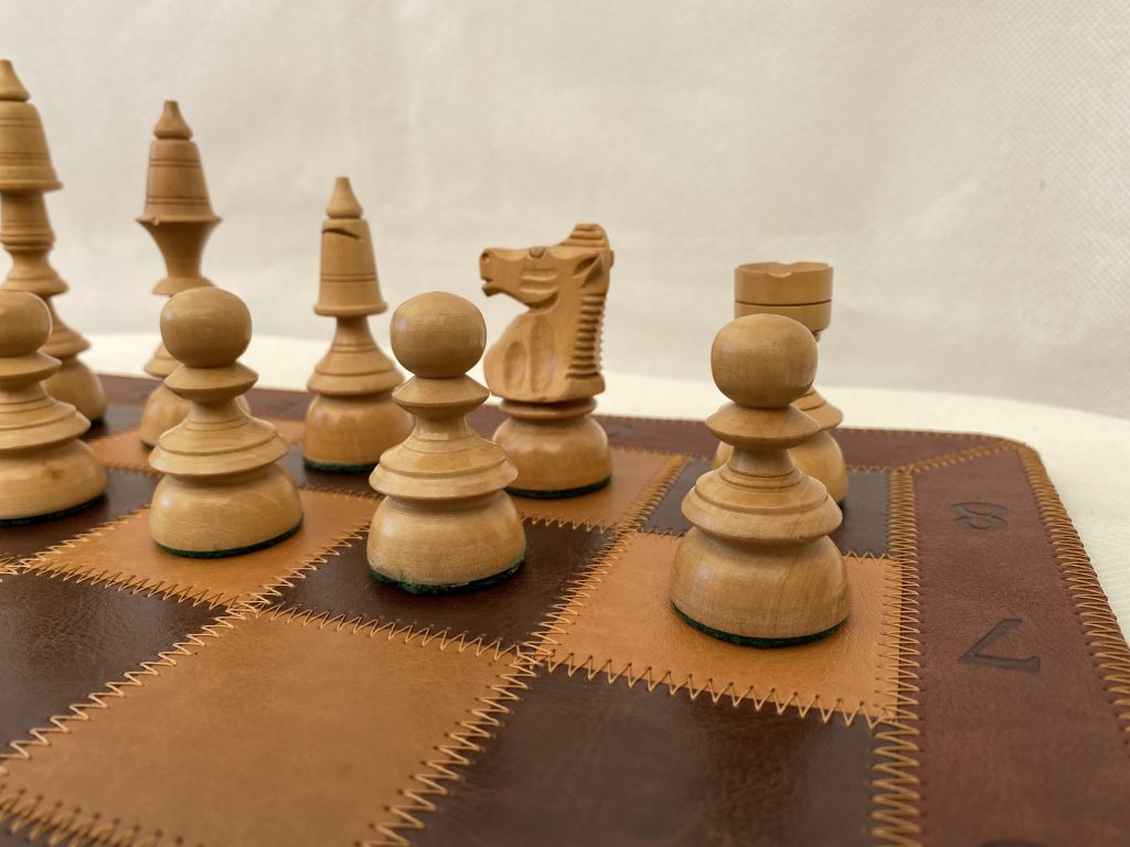 The Mandarin Weighted Ebonised Chess Set - ChessBaron Chess Sets ...