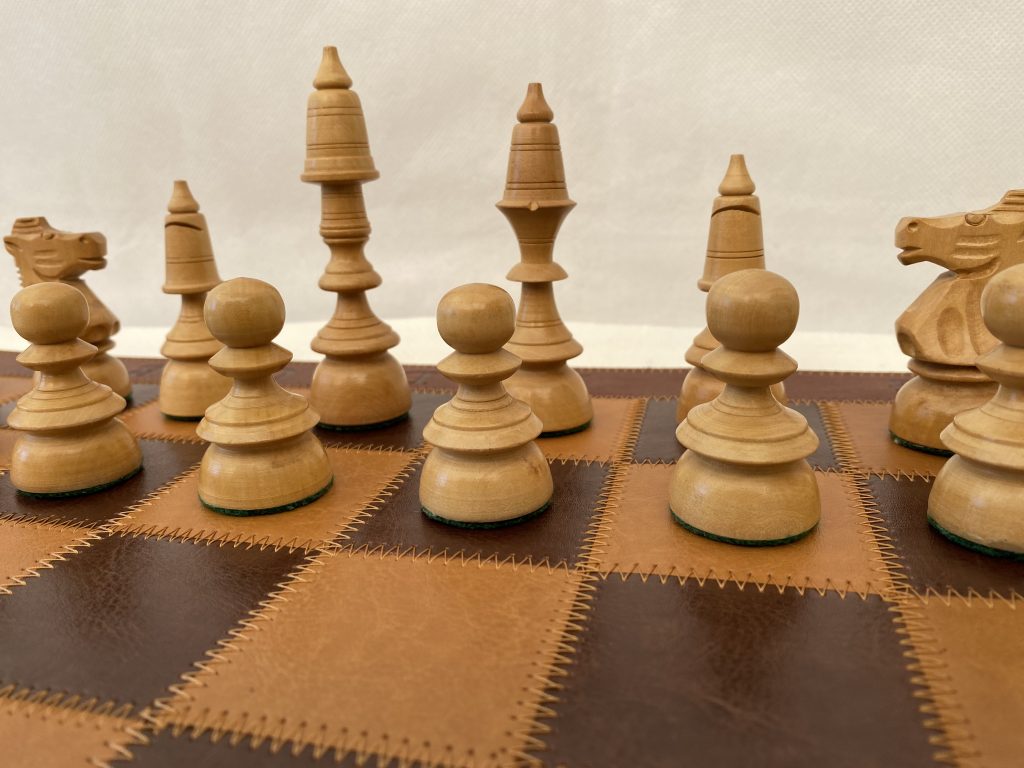 The Mandarin Weighted Ebonised Chess Set - ChessBaron Chess Sets ...