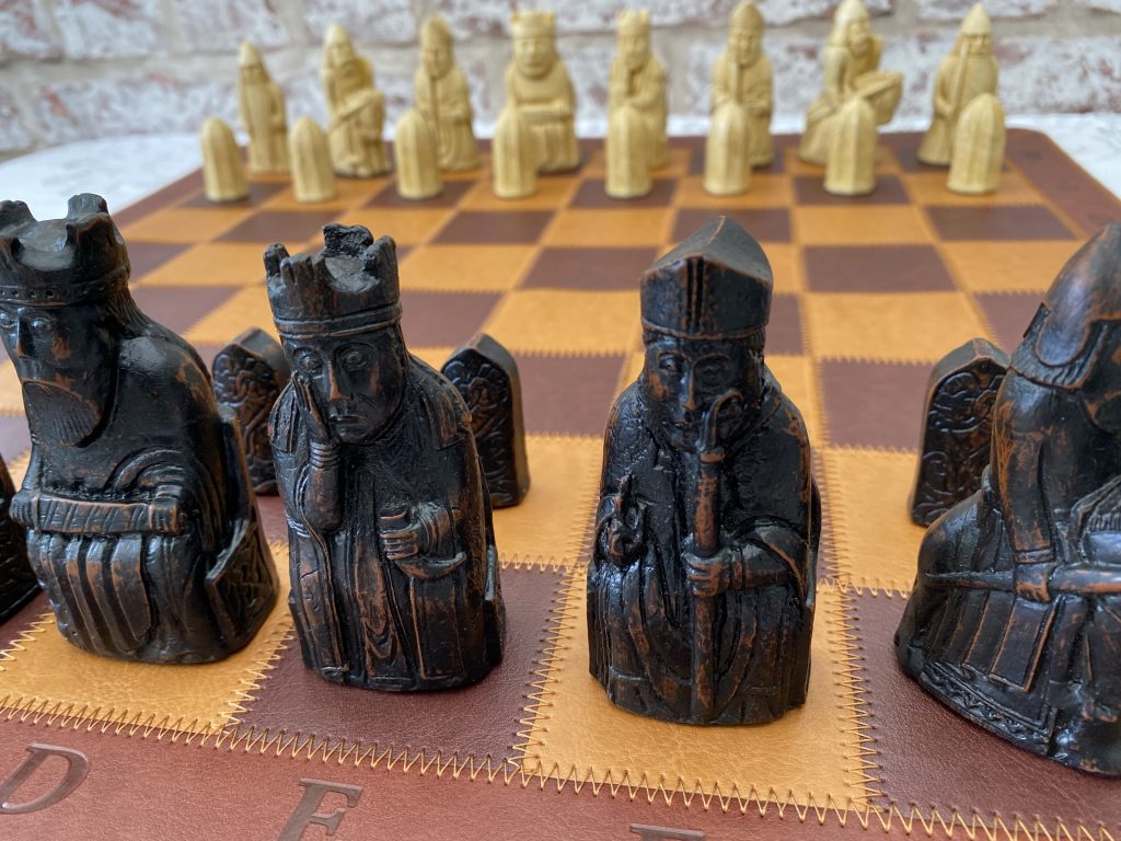 British Museum Isle of Lewis Chess Set - Ivory and Brown - ChessBaron ...