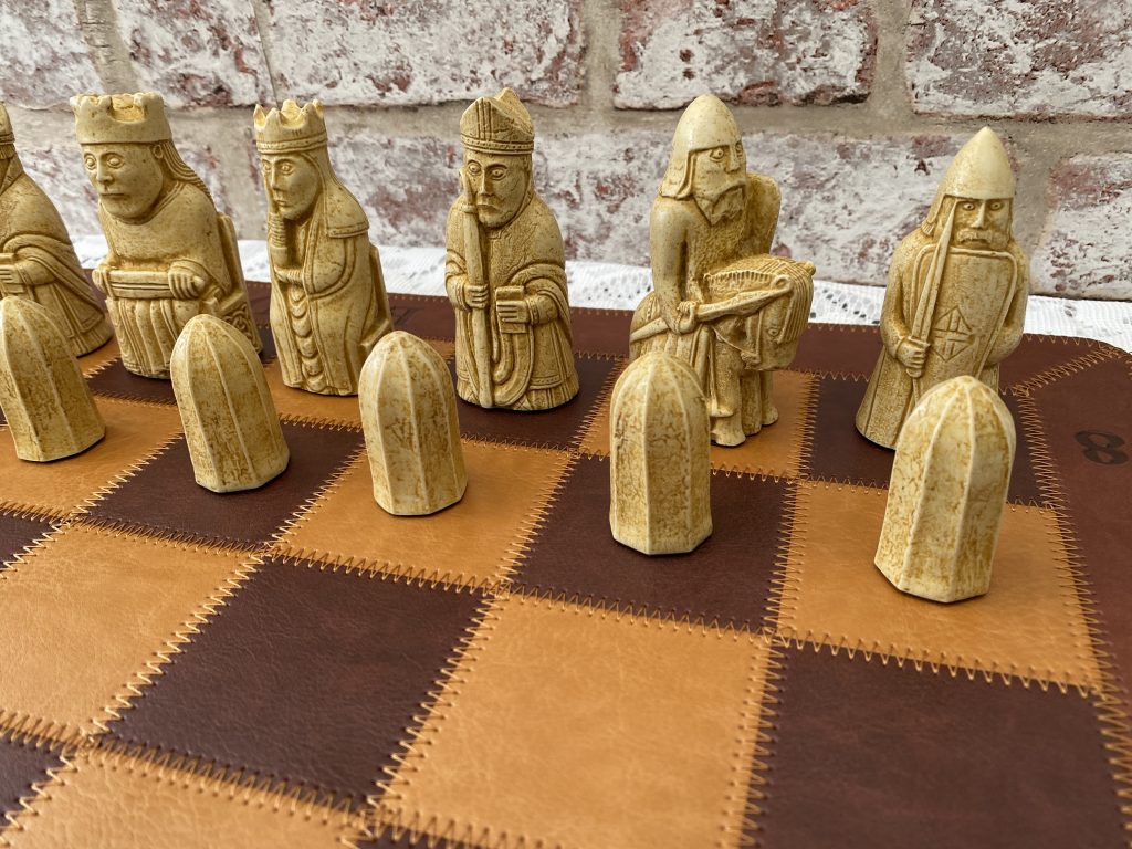 British Museum Isle of Lewis Chess Set - Ivory and Brown - ChessBaron ...