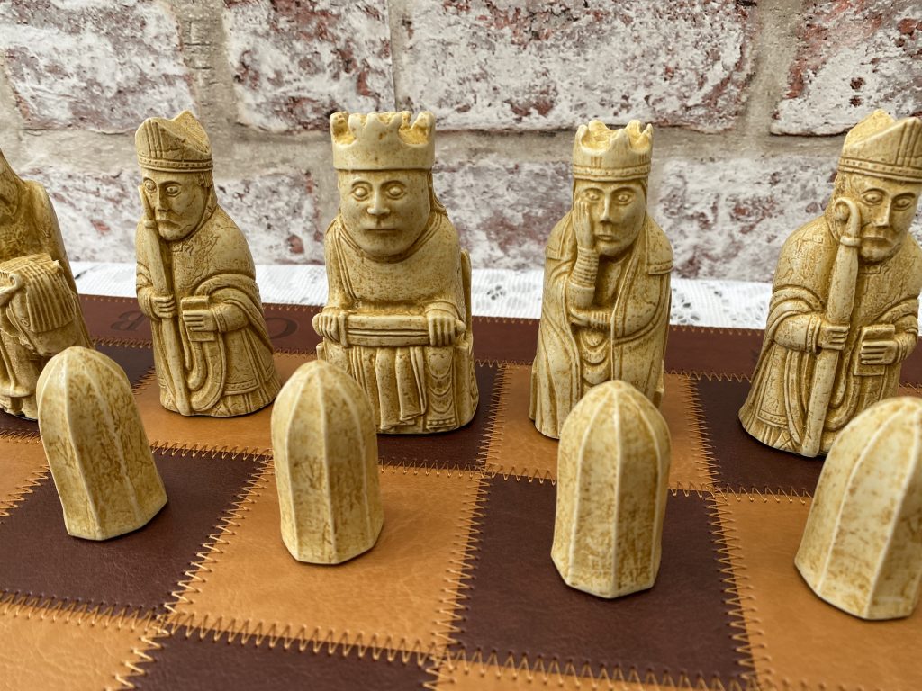 British Museum Isle of Lewis Chess Set - Ivory and Brown - ChessBaron ...
