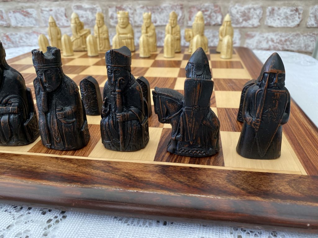 British Museum Isle of Lewis Chess Set - Ivory and Brown - ChessBaron ...