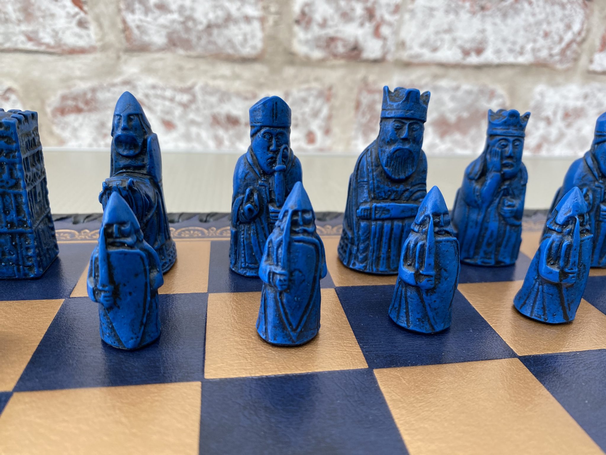 Mini Isle of Lewis Chess+ with matching Italfama Board - ChessBaron ...