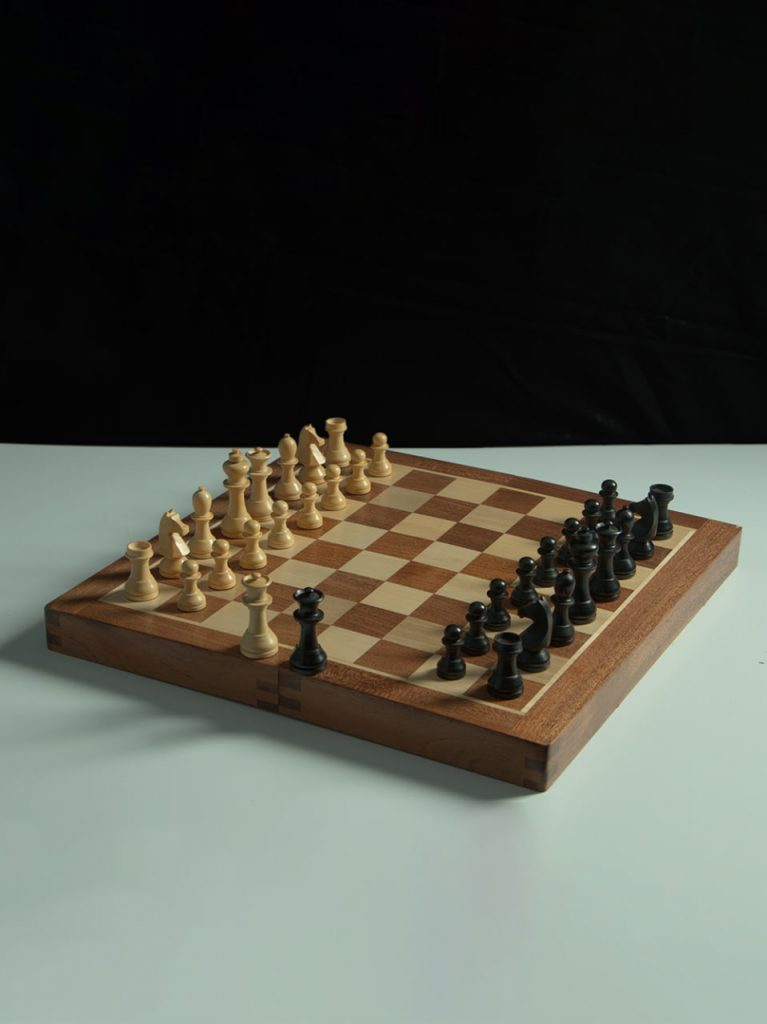 World Chess Ltd - 12" Travel Chess Set - ChessBaron Chess Sets - 01278 ...