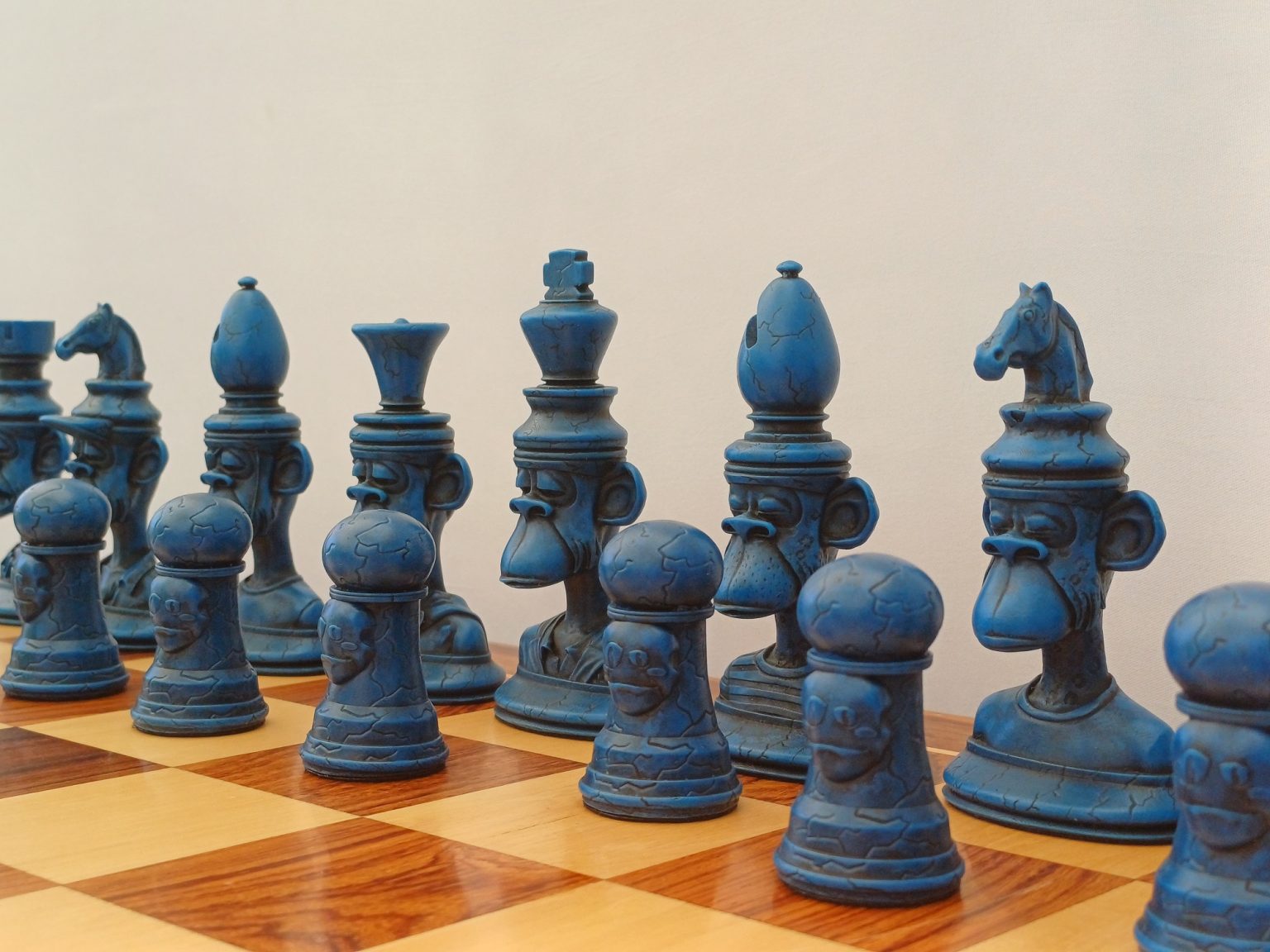 Bored Ape Yacht Club Chess Set – BLUE - ChessBaron Chess Sets - 01278 ...