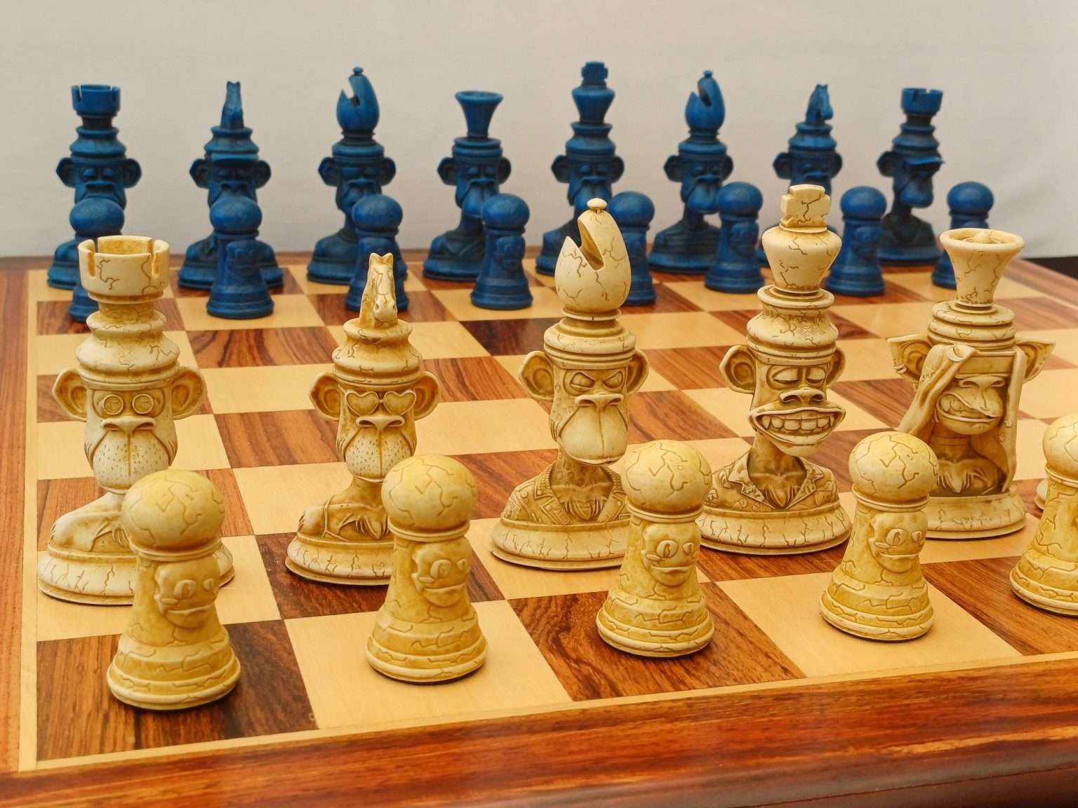Bored Ape Yacht Club Chess Set – BLUE - ChessBaron Chess Sets - 01278 ...
